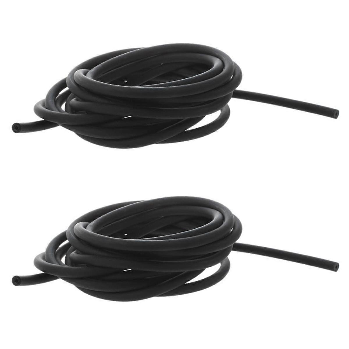 2X Exercise Rubber Resistance Bands Tubing Elastic Catapult Black 25 ...