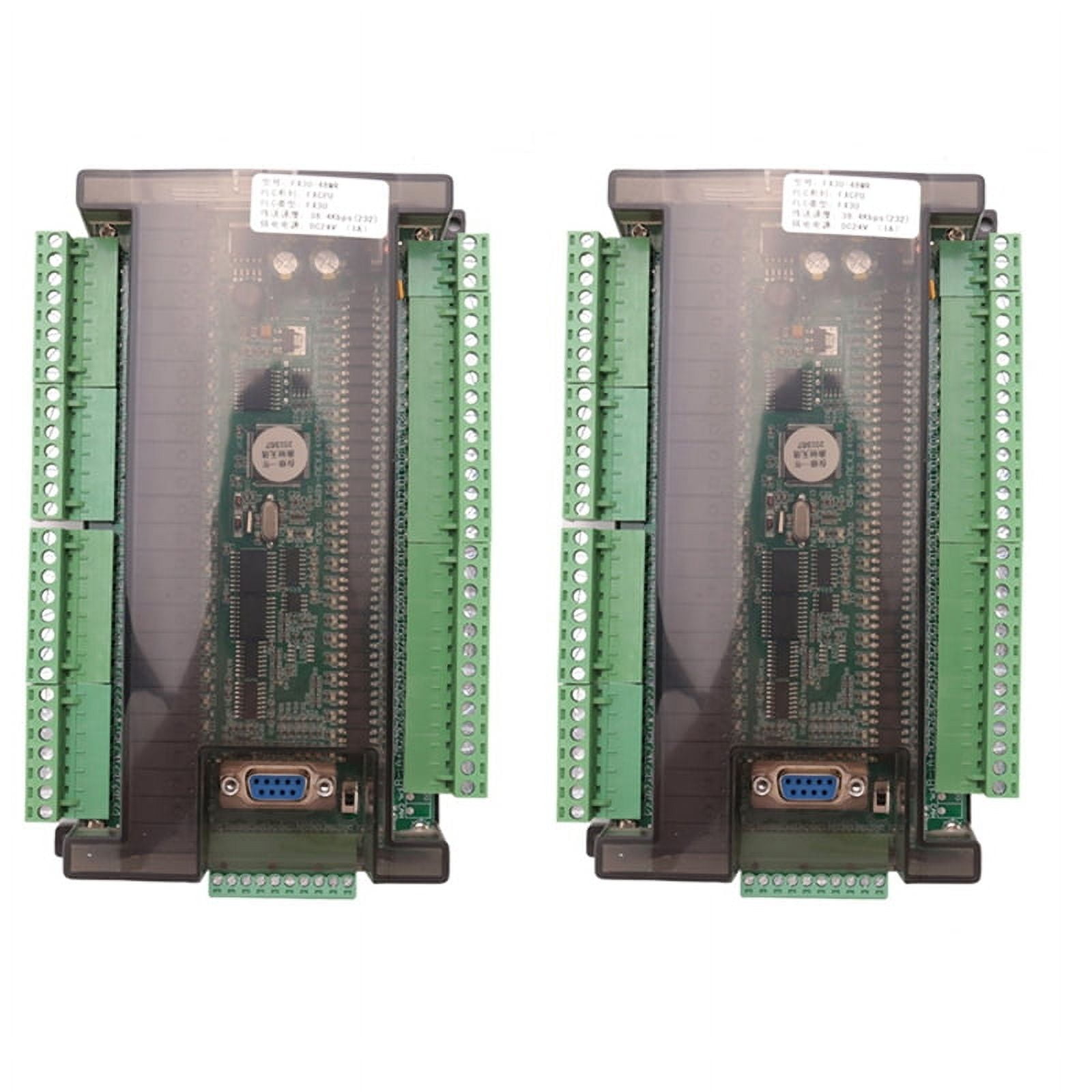 2X FX3U 48MR RS485 (Real Time Clock) 24 Input 24 Relay Output 6 Analog Input 2 Analog Output Plc ...