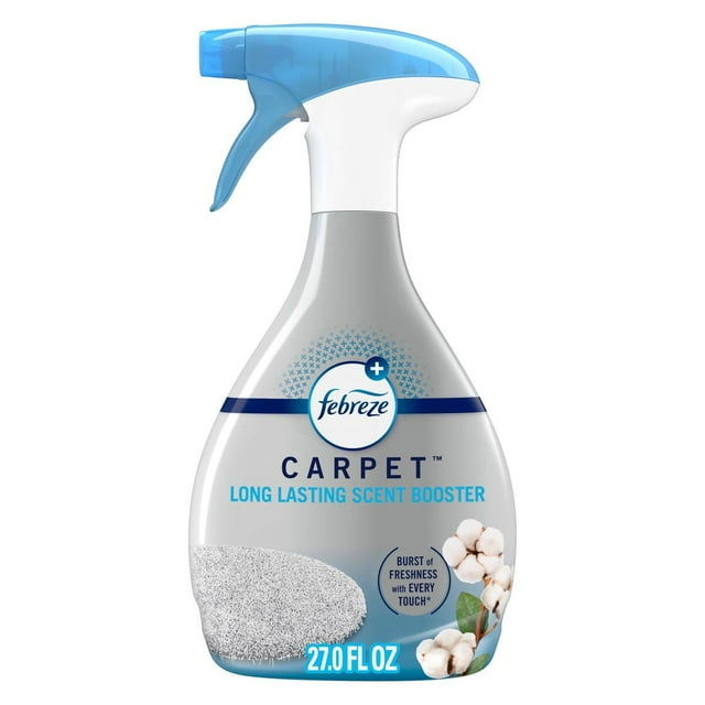 2X - Febreze Carpet Long Lasting Scent Booster Crisp Cotton - 27 fl oz ...