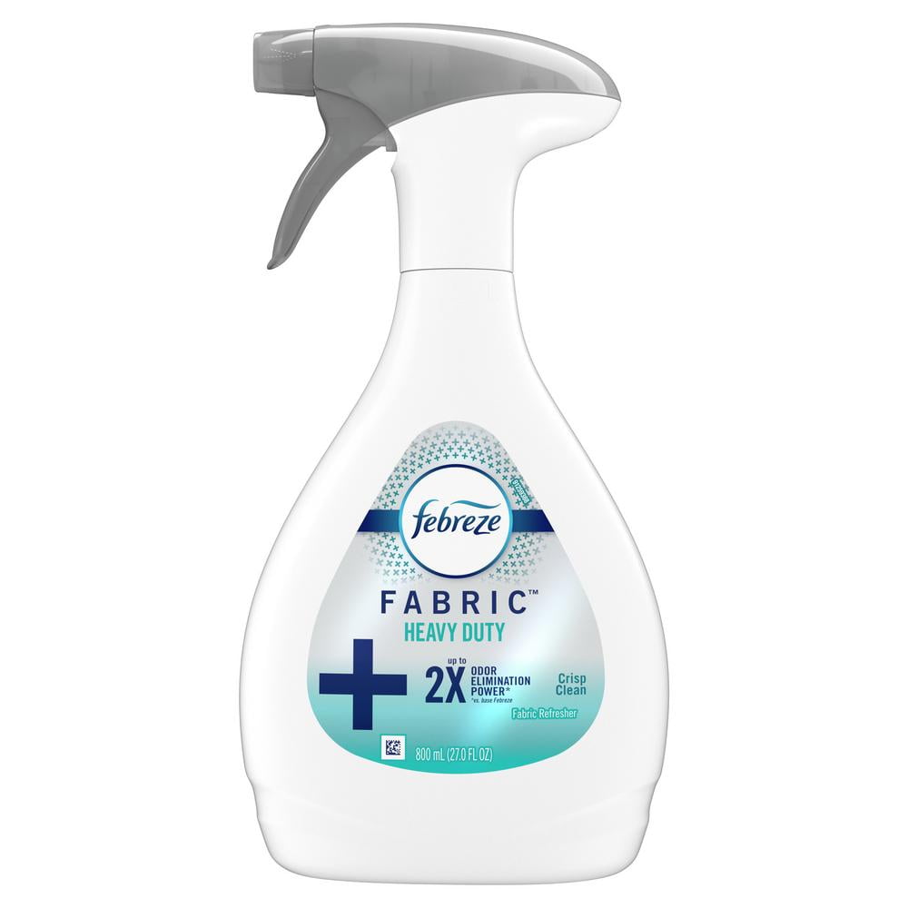 Febreze Fabric Refresher Spray, Heavy Duty Crisp Clean, Odor Fighting ...