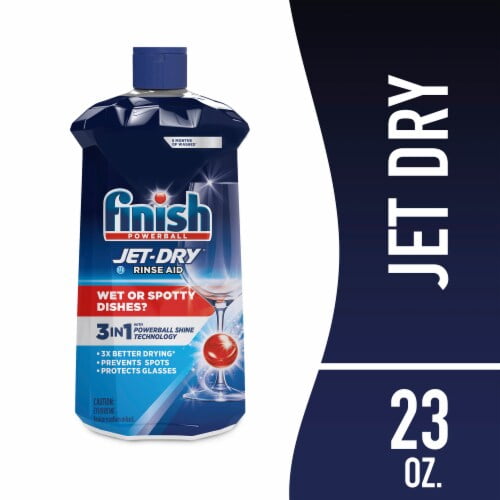 2X - Finish Jet Dry Rinse Aid, Dishwasher Drying Agent, 23 fl oz 23 fl ...