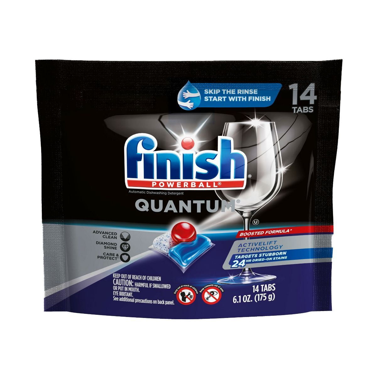 2X - Finish Quantum Dishwasher Detergent Tablets - 14ct - Walmart.com