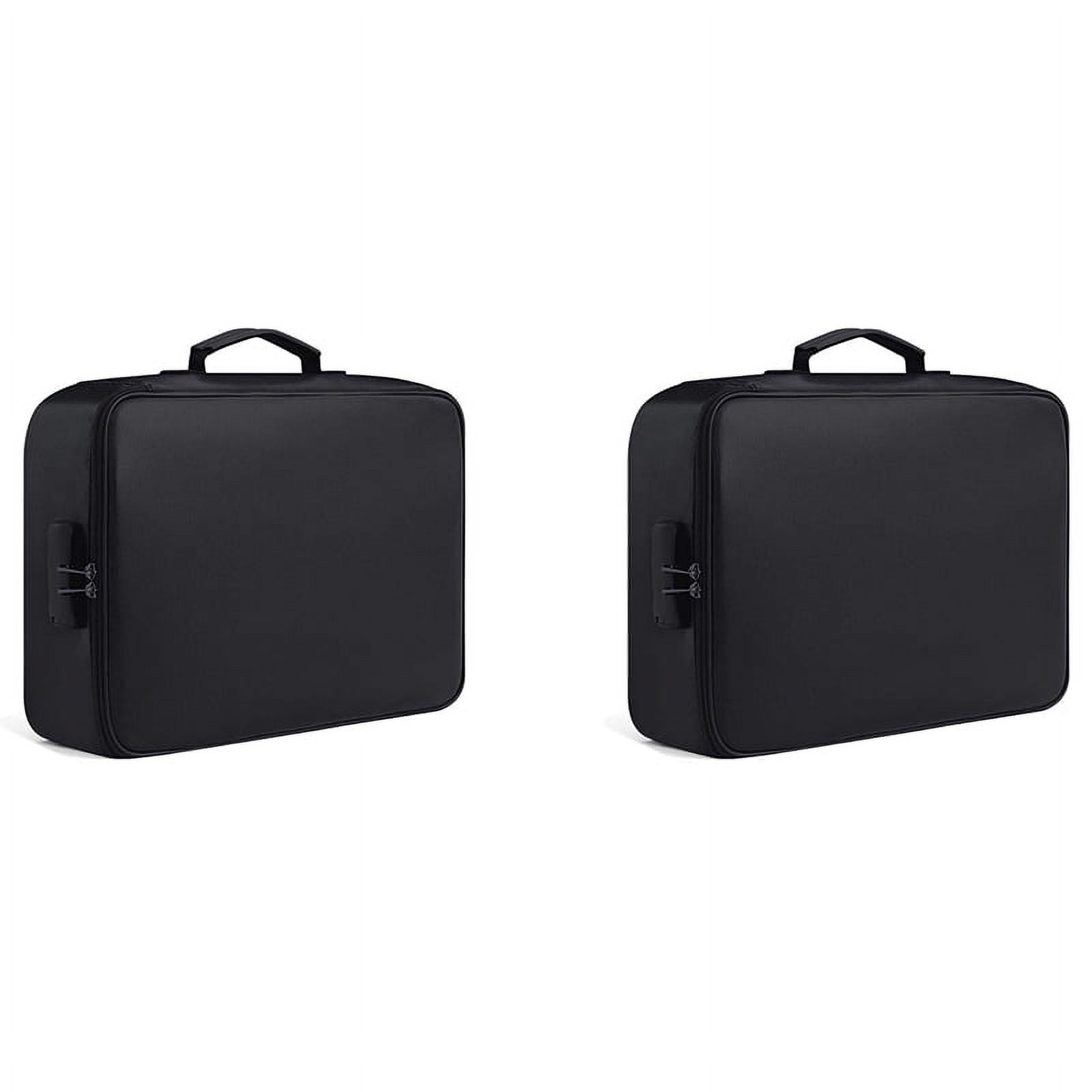 2X Fireproof Document Bag with Lock Home Office Travel Fireproof and ...