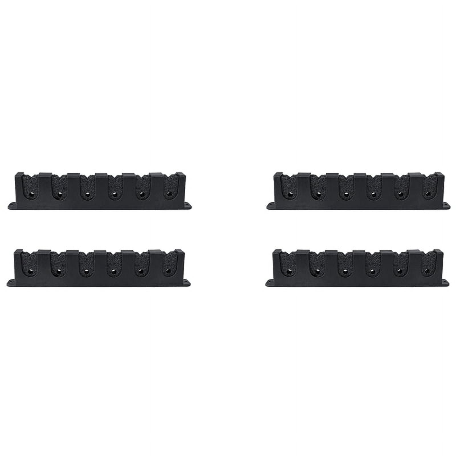 2X Fishing Horizontal Rod Rack Fishing Pole Holder Rod Bracket Wall ...