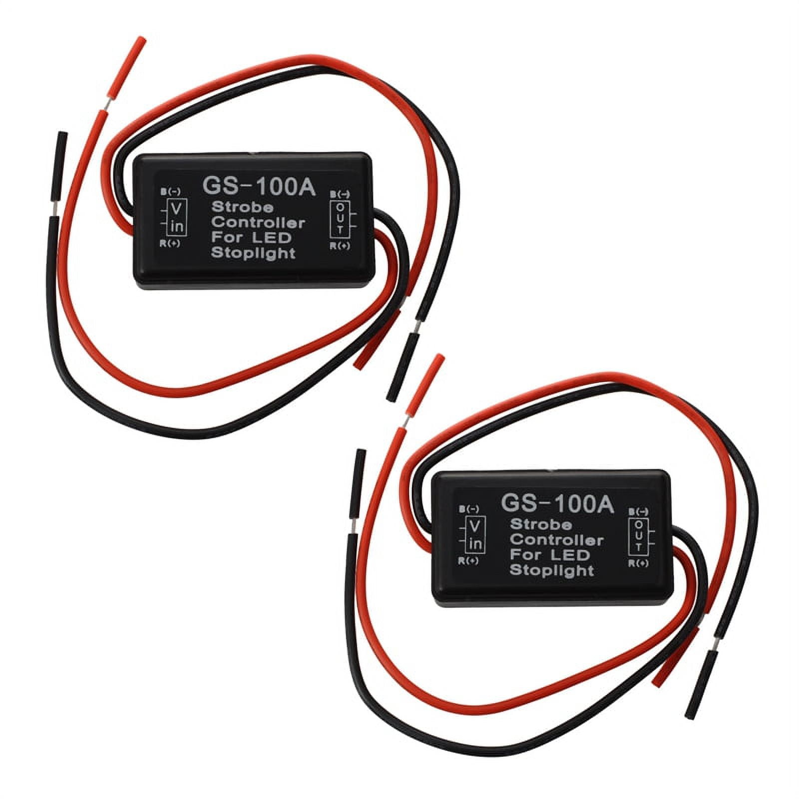 2X Flash Strobe Controller Flasher Module for LED Brake Tail Stop Light 12-16V - Walmart.com