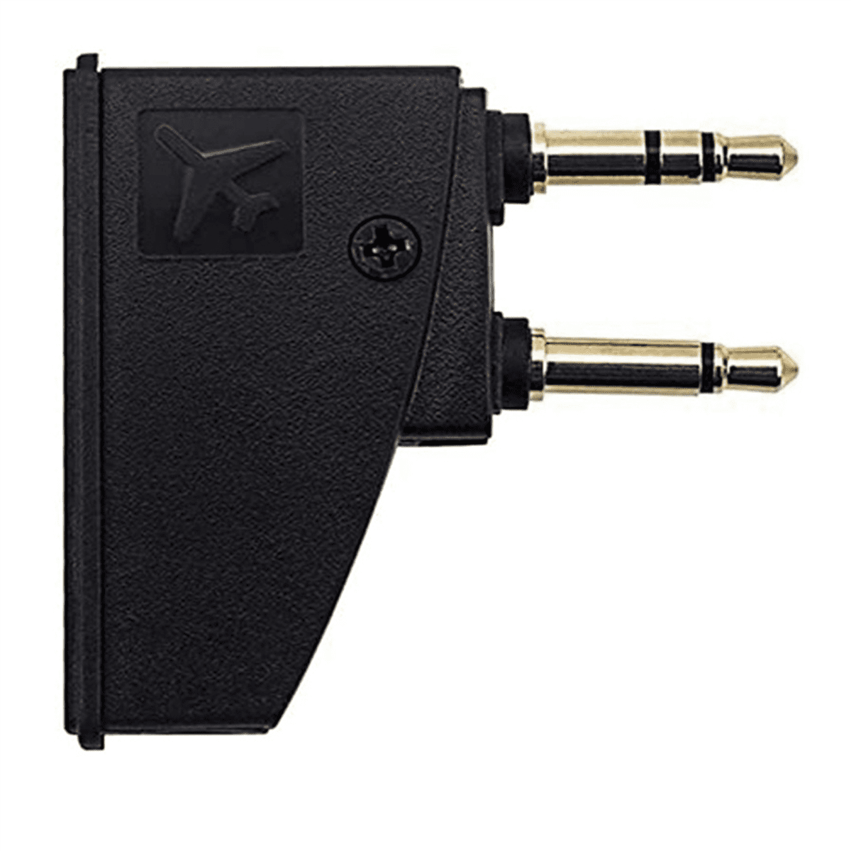 2X Flight Headphone Adapter 3.5 Mono Plug to 2X3.5 Plugs Compatible ...