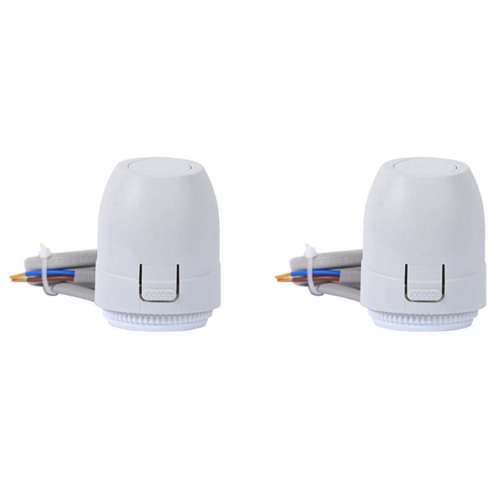 2X Floor Heating Valve NC AC 230V Electric Thermal Actuator Manifold ...