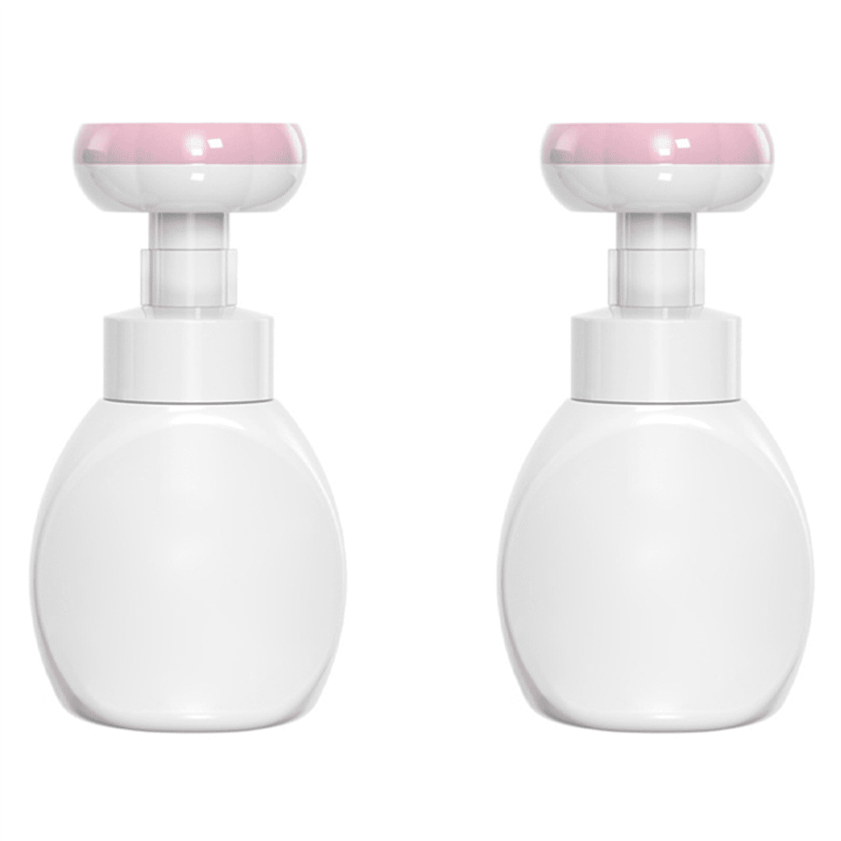 2X Flower Liquid Soap Dispenser Stamp Pump Floral Foam Bubbler Handsoup ...