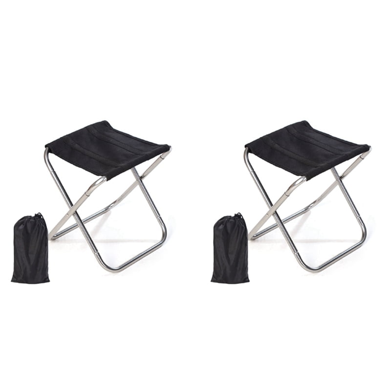 2X Folding Small Stool Bench Stool Portable Mare Ultra Light Subway ...