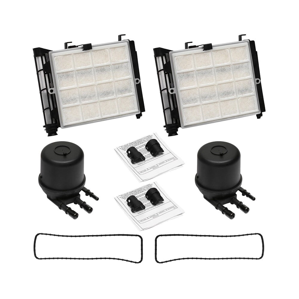 2X For 17-19 Ford F250 Powerstroke 6.7 Diesel Fuel/Water Separator ...