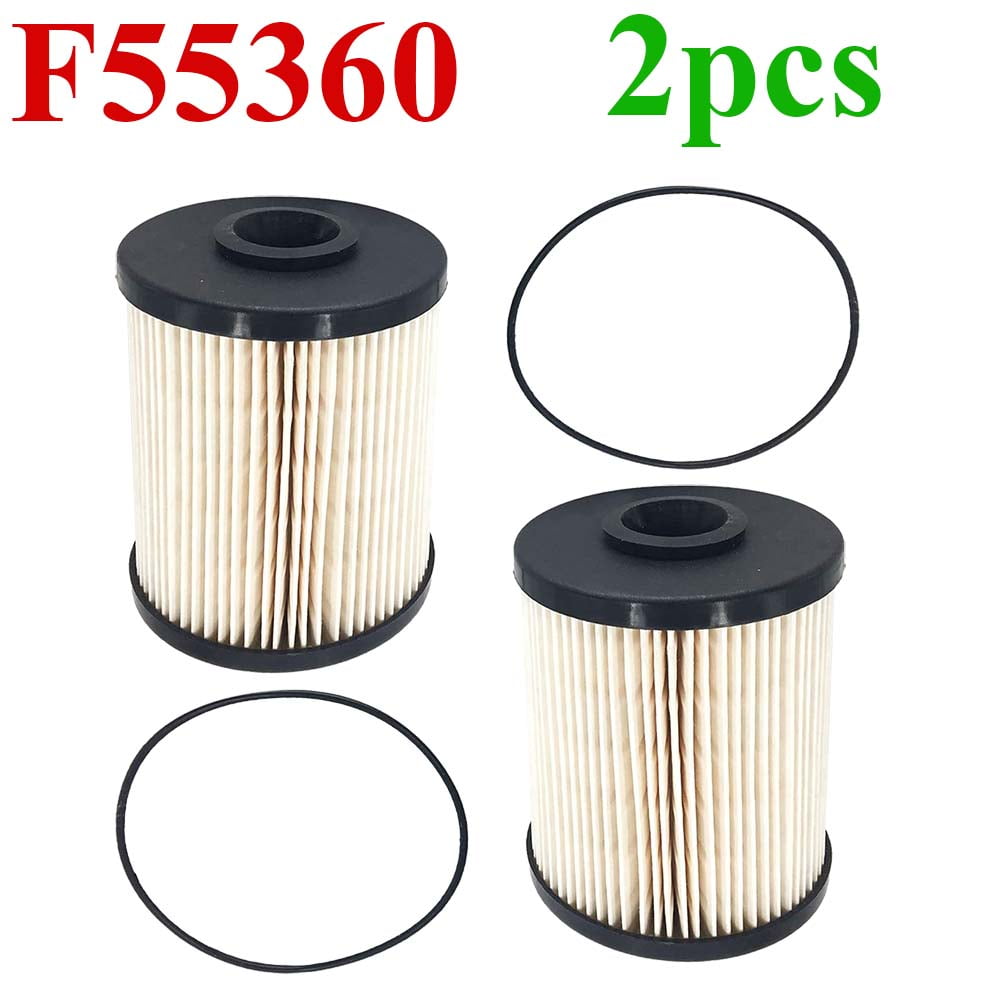 2X For DODGE RAM Fuel Filter Turbo Diesel 2500 3500 5.9L Cummins 2000 ...