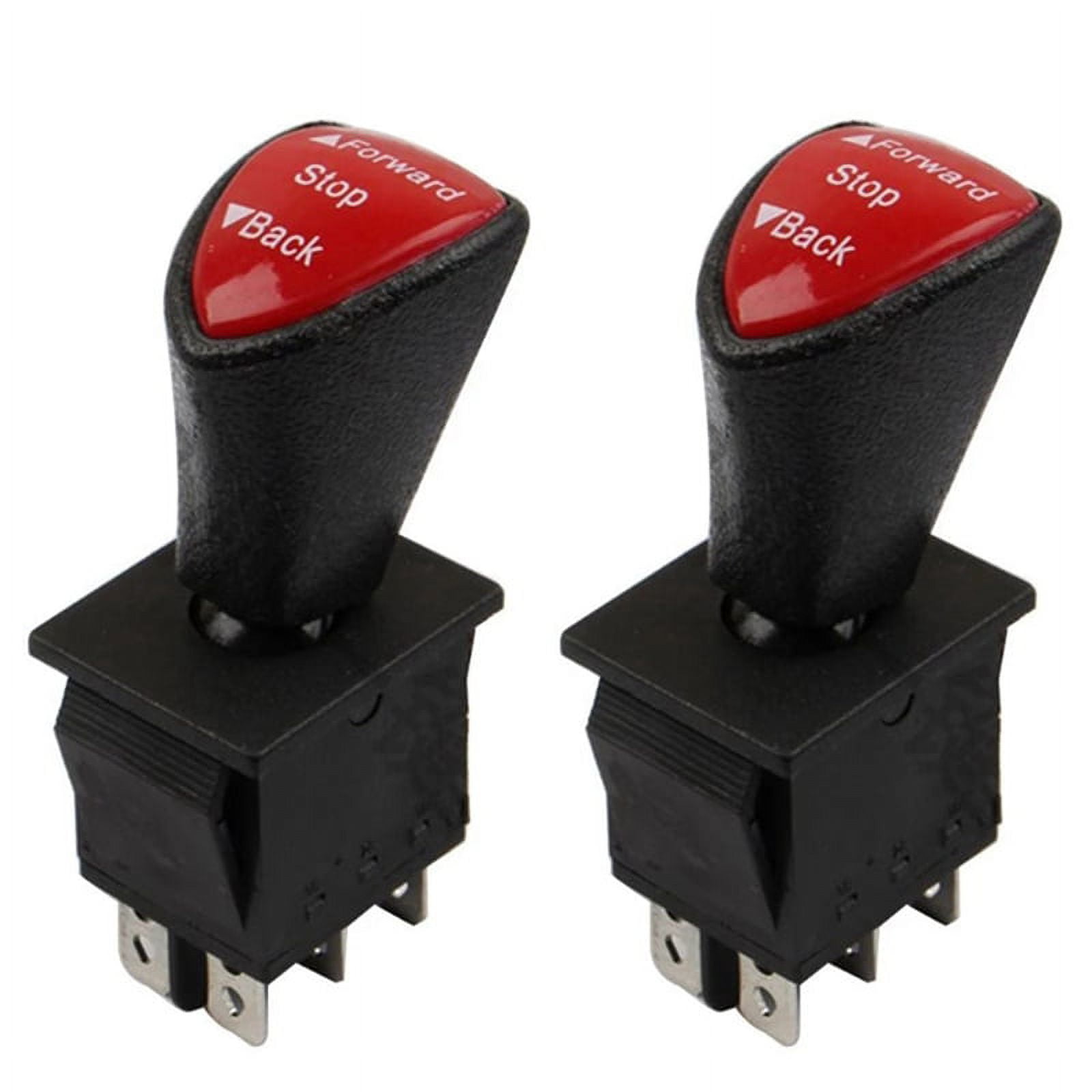 2X Forward-Stop-Back DPDT 6Pin Latching Slide Rocker Switch KCD4-604-6P ...