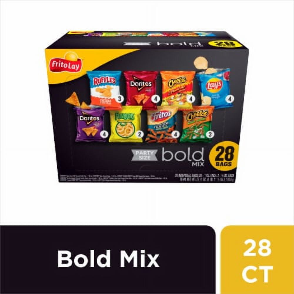 2X-Frito-Lay Bold Mix Chips Variety Pack - 1 oz - 28 ct - Walmart.com
