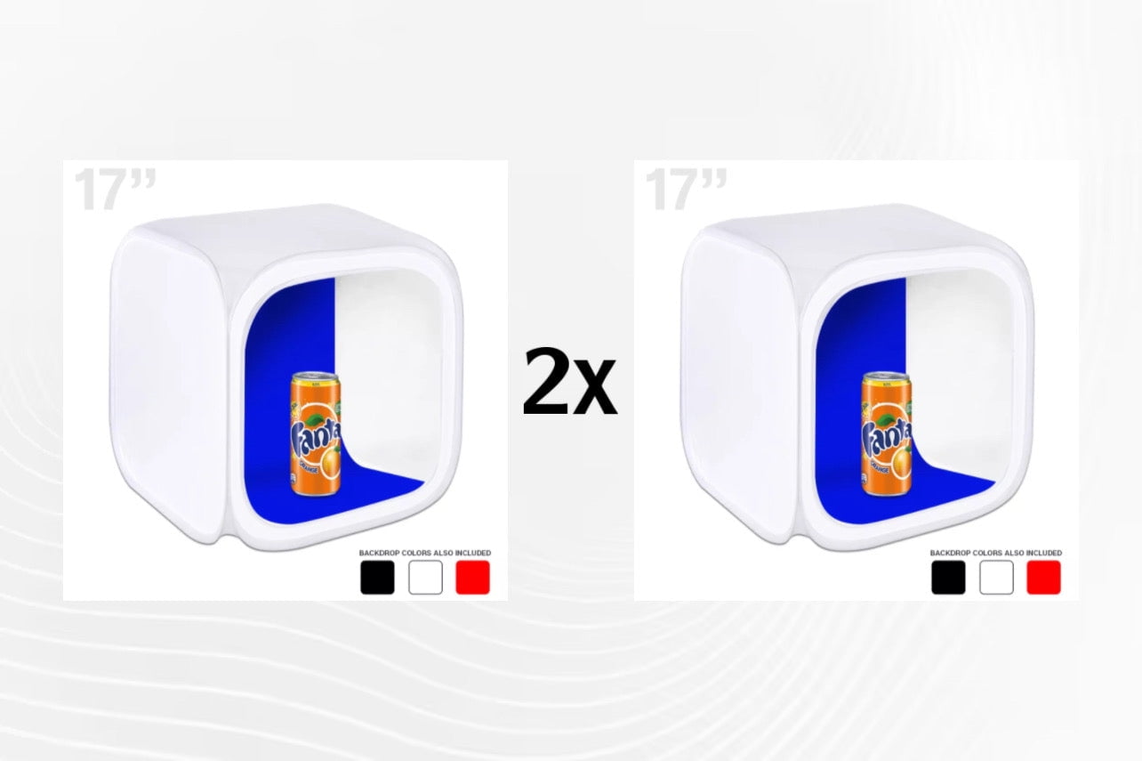 2X From 12" Photo Shooting Pop-Up Tent Light Cube Continuous Lighting ...