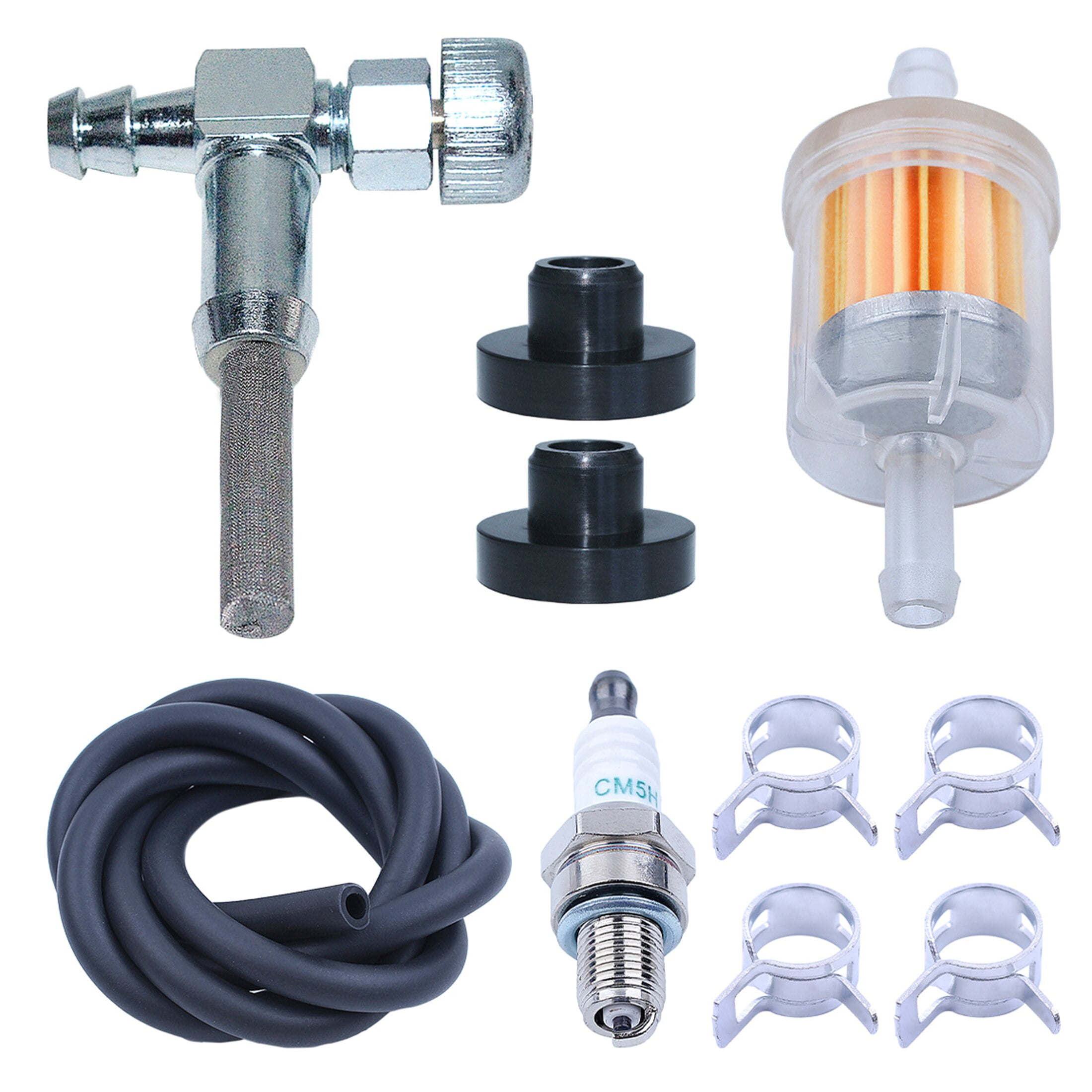 2X Fuel Tank Shut Off Valve Filter Clamps Kit For MTD Troy Bilt Cub ...