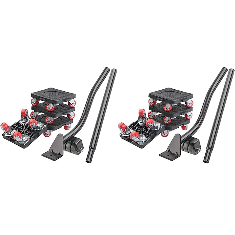 2X Furniture Moving Tool, 880 Lbs, with 4 Wheels and Portable Lift, for ...