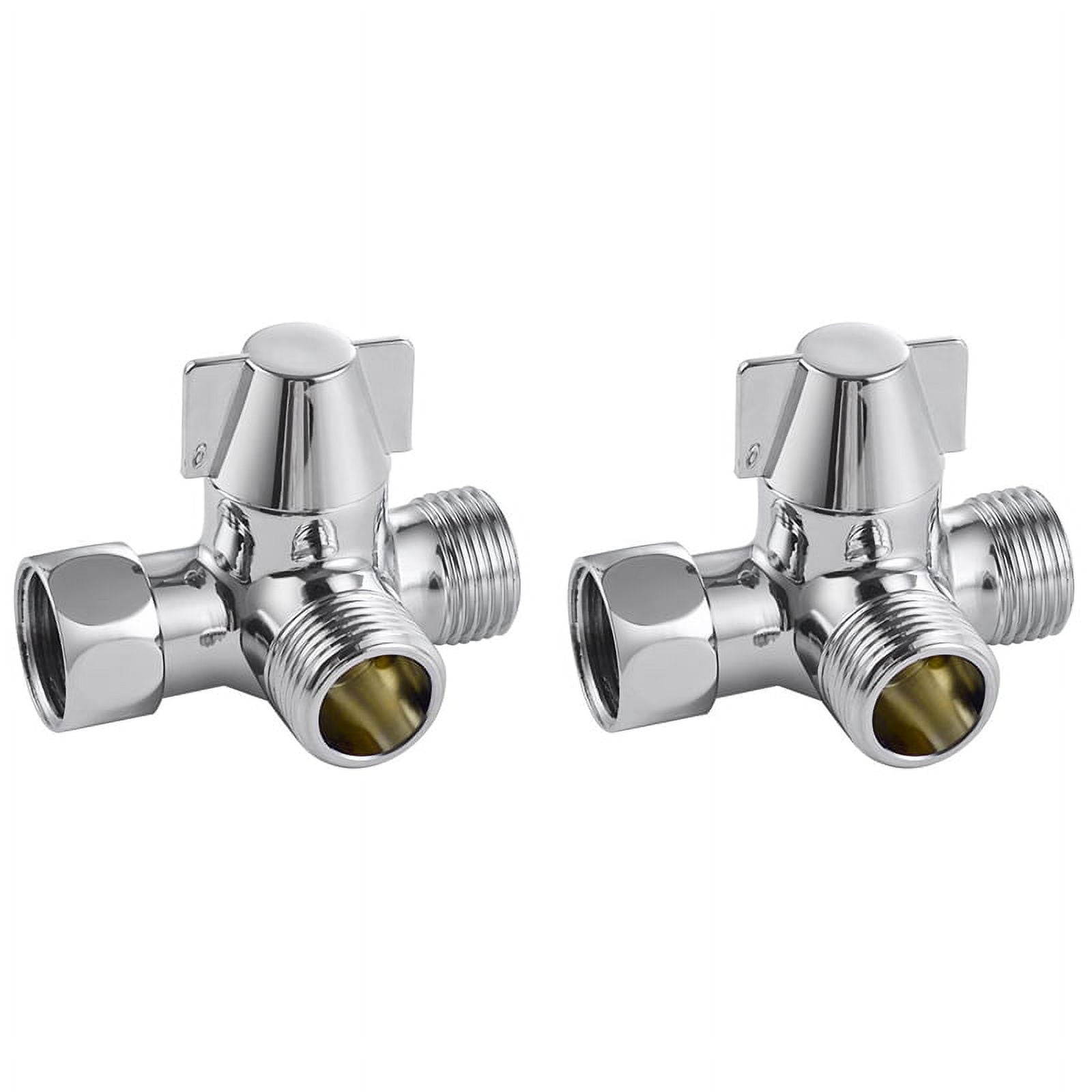 2x G1 2 Inch Three Way Water Diverter Adapter Shower Diverters