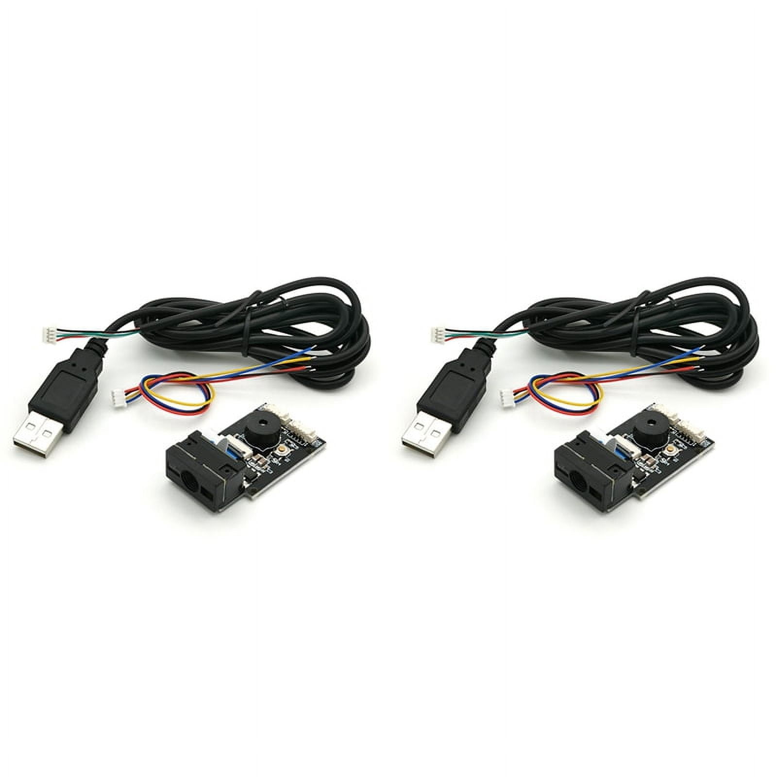 2X GM65 USB Wired Barcode Scanner 1D 2D Bar Code Reader QR Code Reader Module CMOS Buzzer for ...