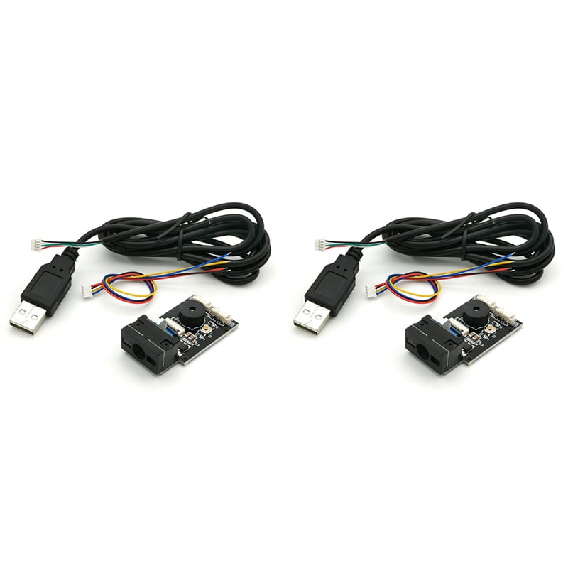 2X GM65 USB Wired Barcode Scanner 1D 2D Bar Code Reader QR Code Reader Module CMOS Buzzer for ...