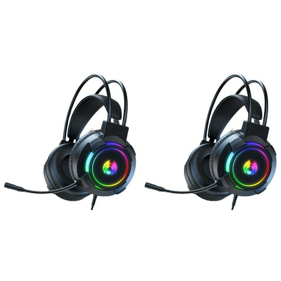 2X Gaming Headset 7.1 Stereo Surround Headset Computer Gaming Console ...
