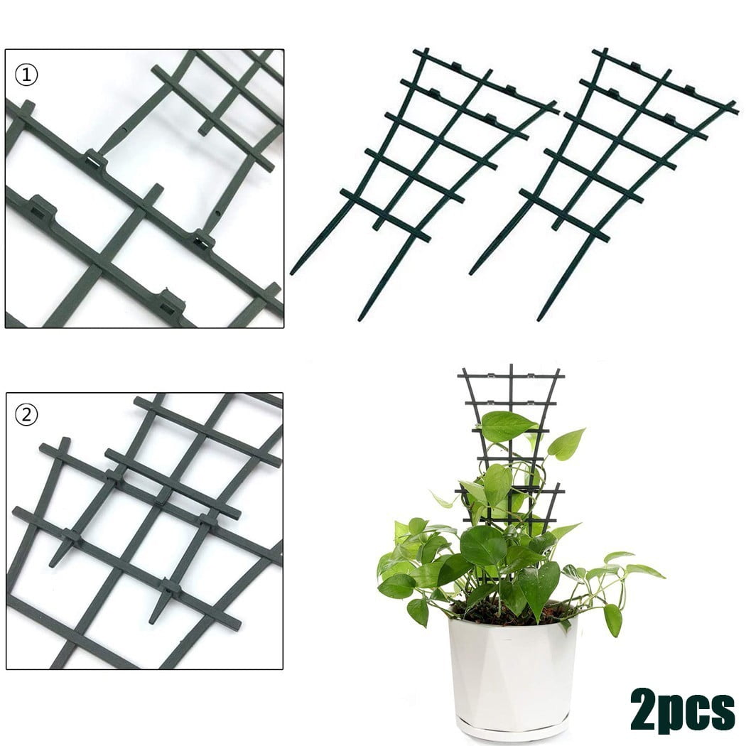 2X Garden Plant Climbing Trellis Vegetables Flowers Tie Support Plant ...