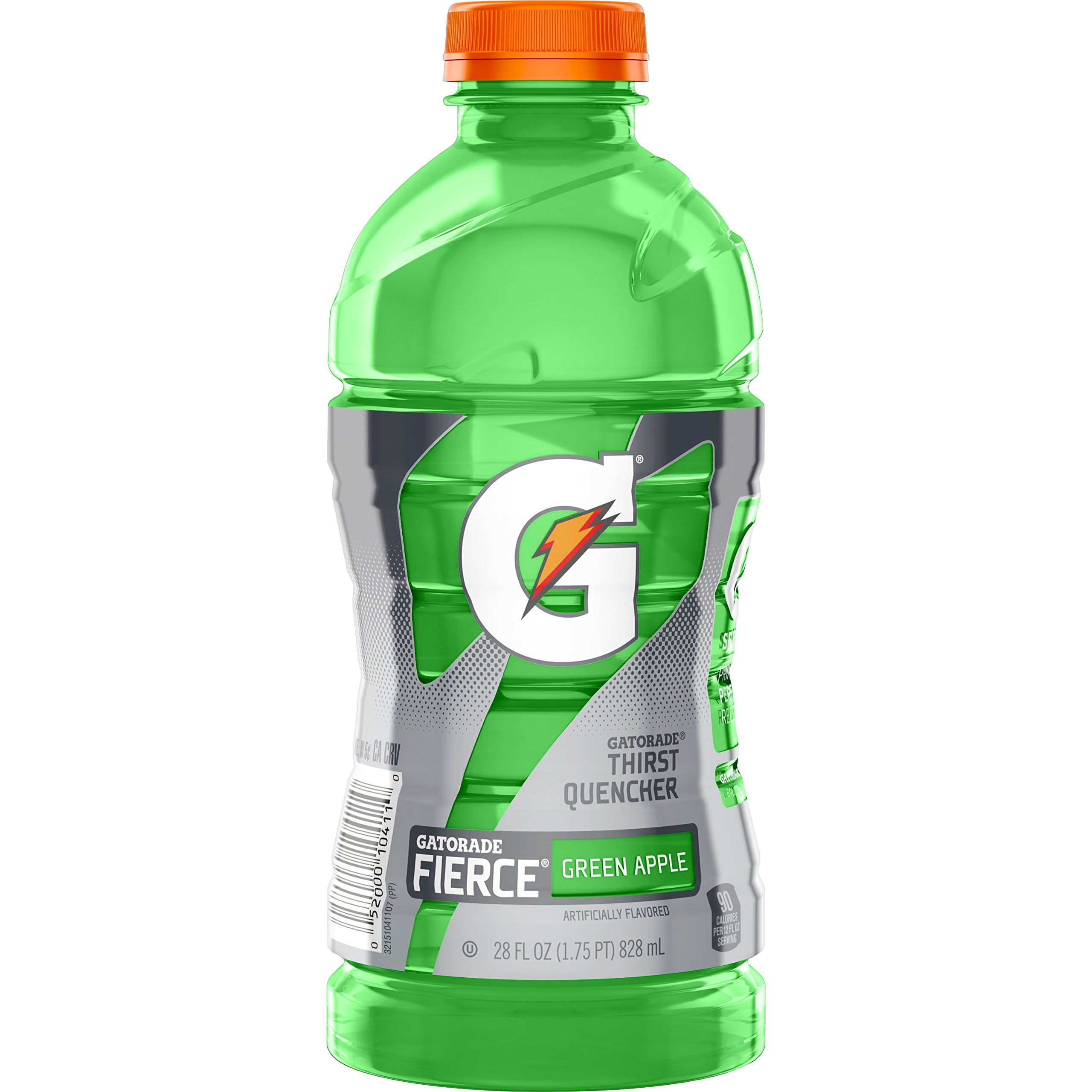2X - Gatorade Fierce Green Apple Thirst Quencher, 28 Fl Oz Bottle ...