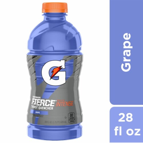 2X - Gatorade Fierce Purple Grape Sports Drink Bottle 28 fl oz ...