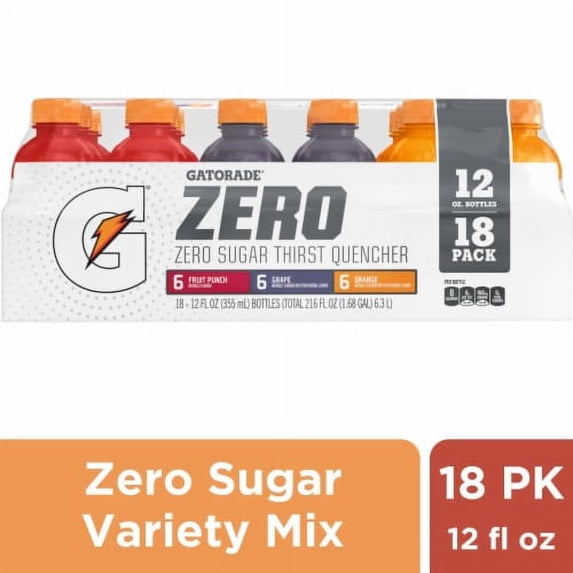 2X - Gatorade Zero Sugar Red Purple Orange Sports Drink Mini Variety ...