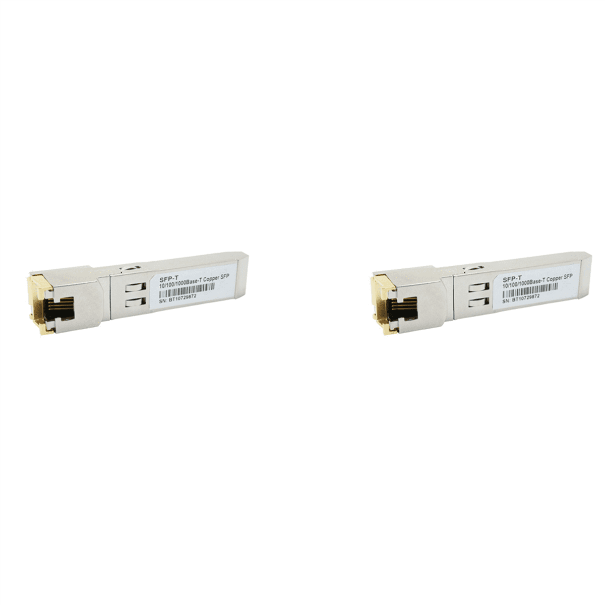 2X Gigabit RJ45 SFP Module 10/100/1000Mbps SFP Copper RJ45 SFP ...
