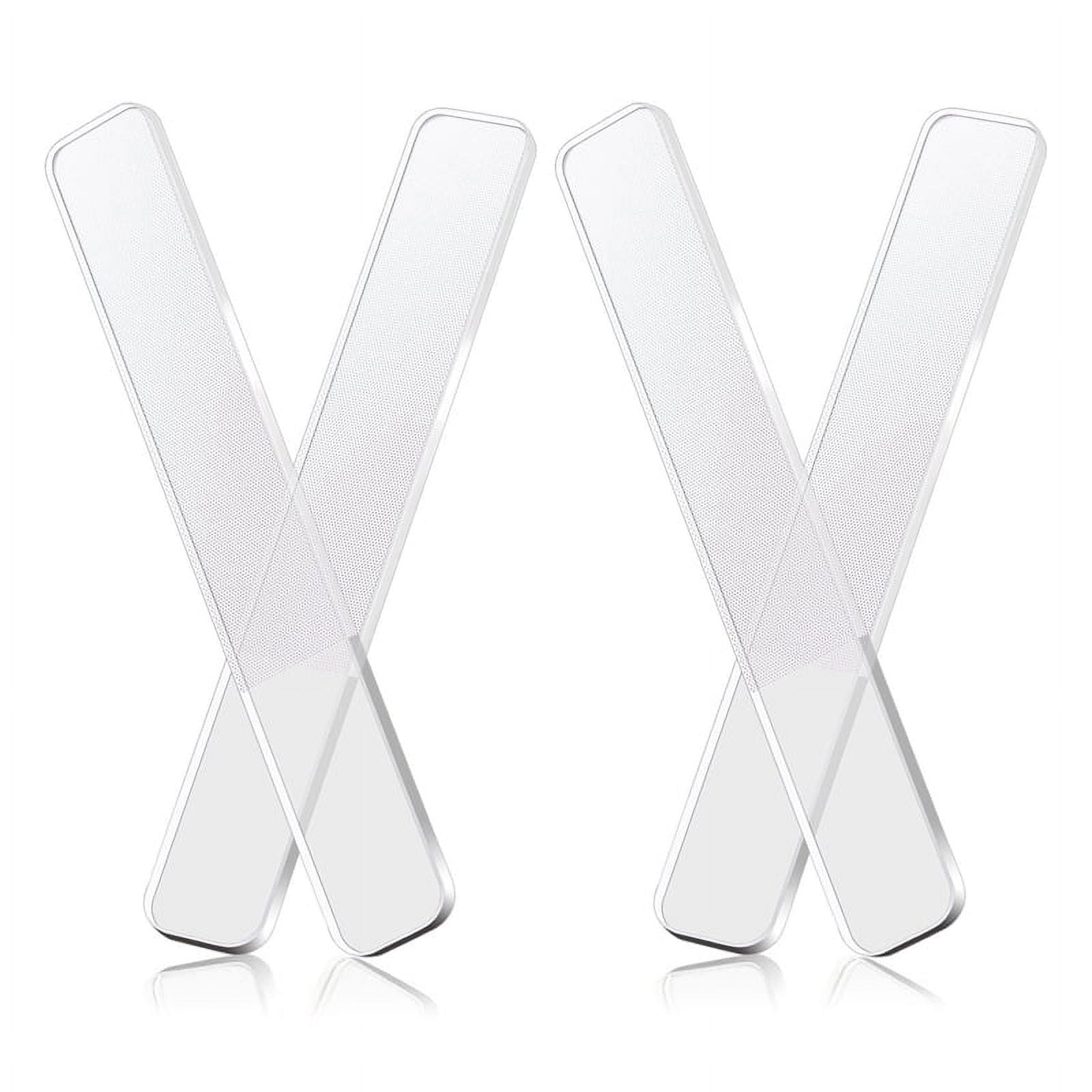 2X Glass Nail Shiner - Nano Files Crystal Buffer Shine Polisher For ...