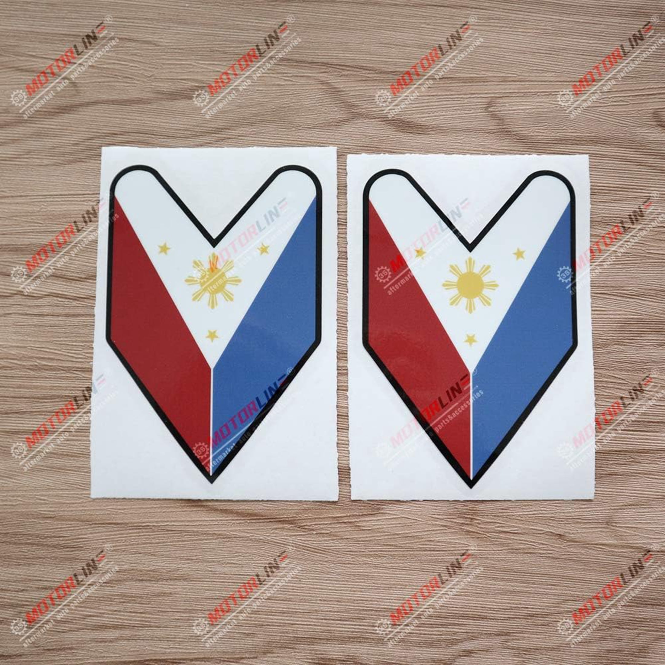 2X Glossy 5" Wakaba Leaf Philippines Filipino Decal Sticker Car Vinyl ...