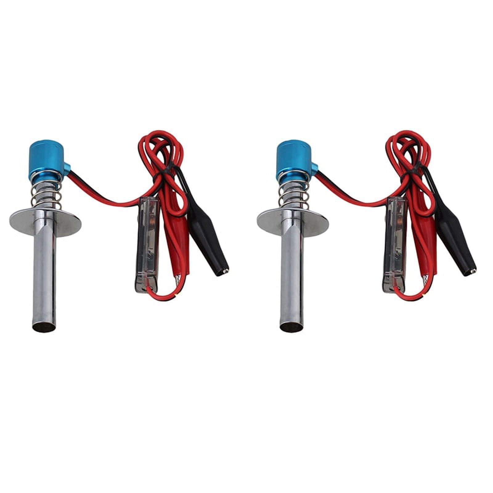 2X Glow Plug Igniter Upgraded 6V -24V Electronic for Nitro RC Car Blue ...