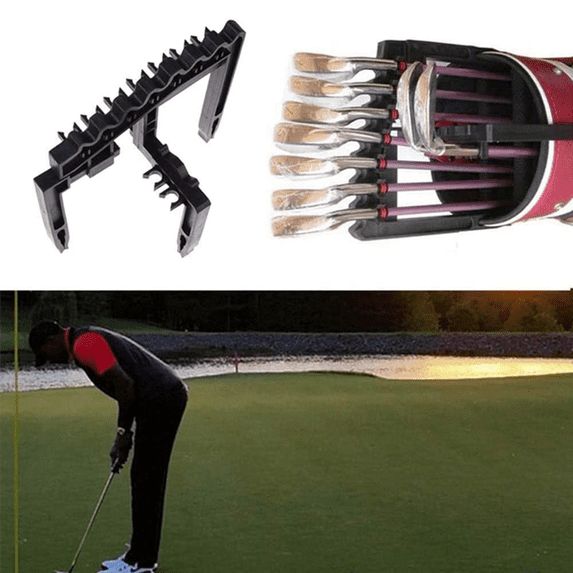 2X Golf Club Organizers Shafts Holder, Golf 9 Iron Club Holders Divider ...