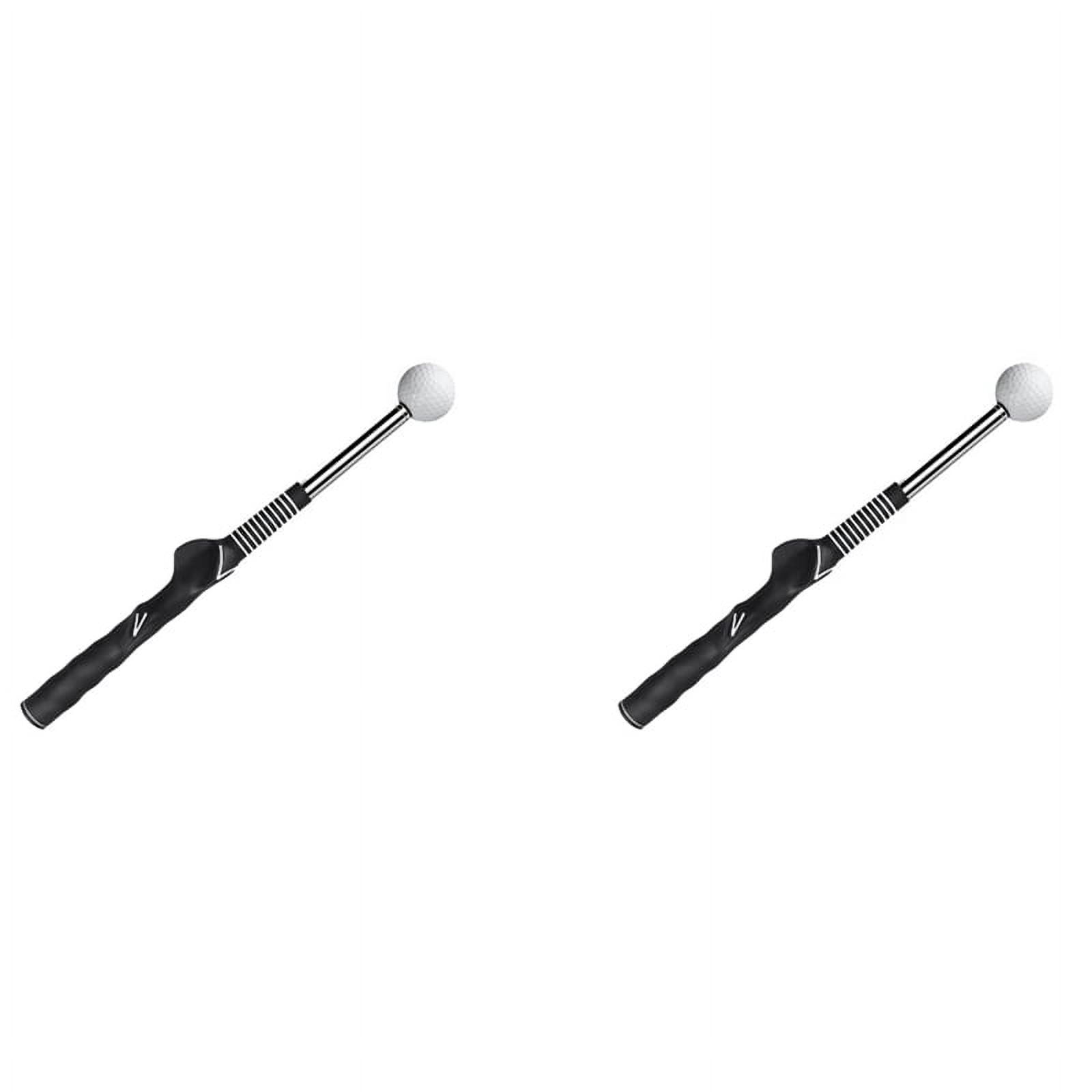 2X Golf Swing Practice Stick Telescopic Golf Swing Trainer Swing Master ...