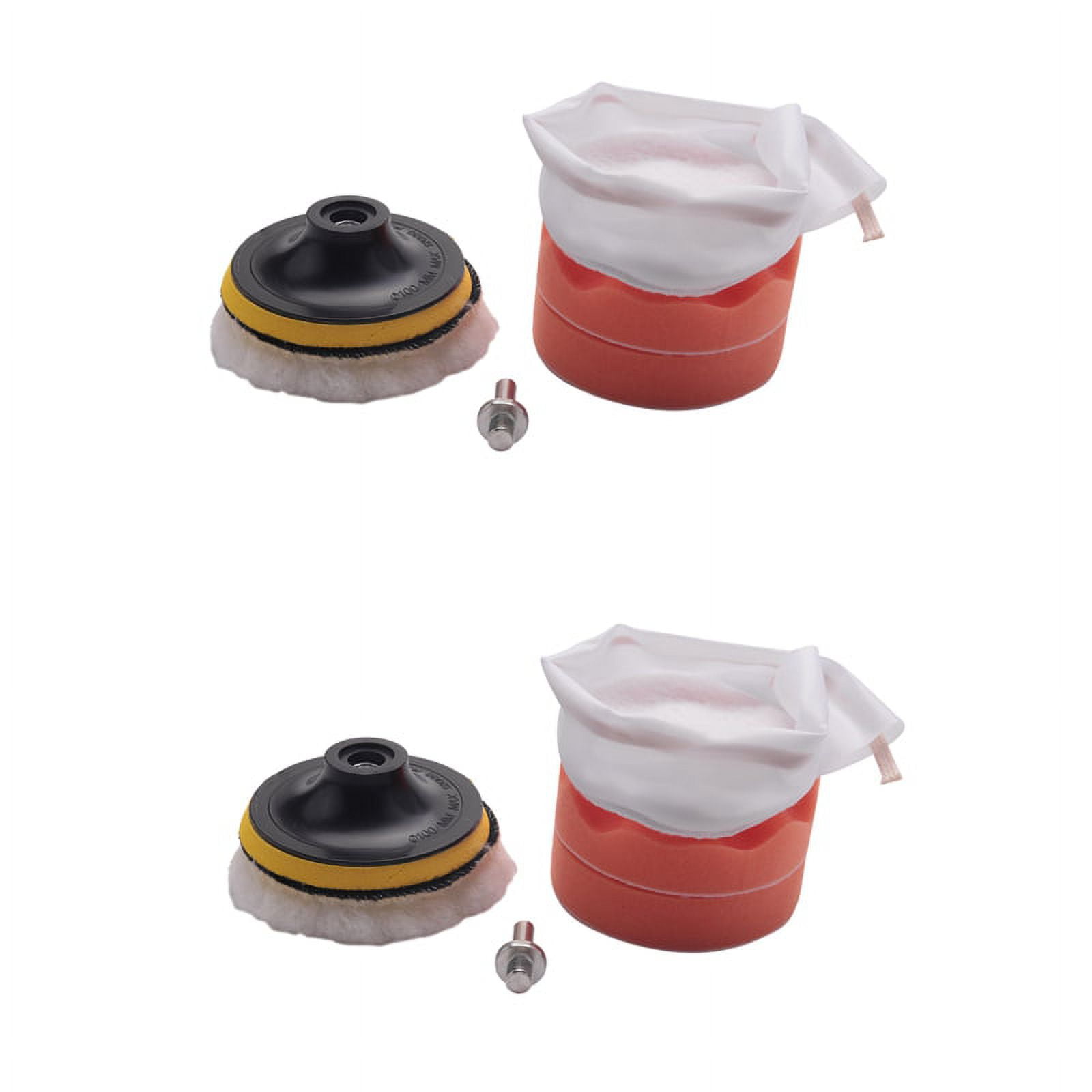 2X Gross Polishing Buffing Pad Kit Car Polishing Buffer Drill Adapter ...