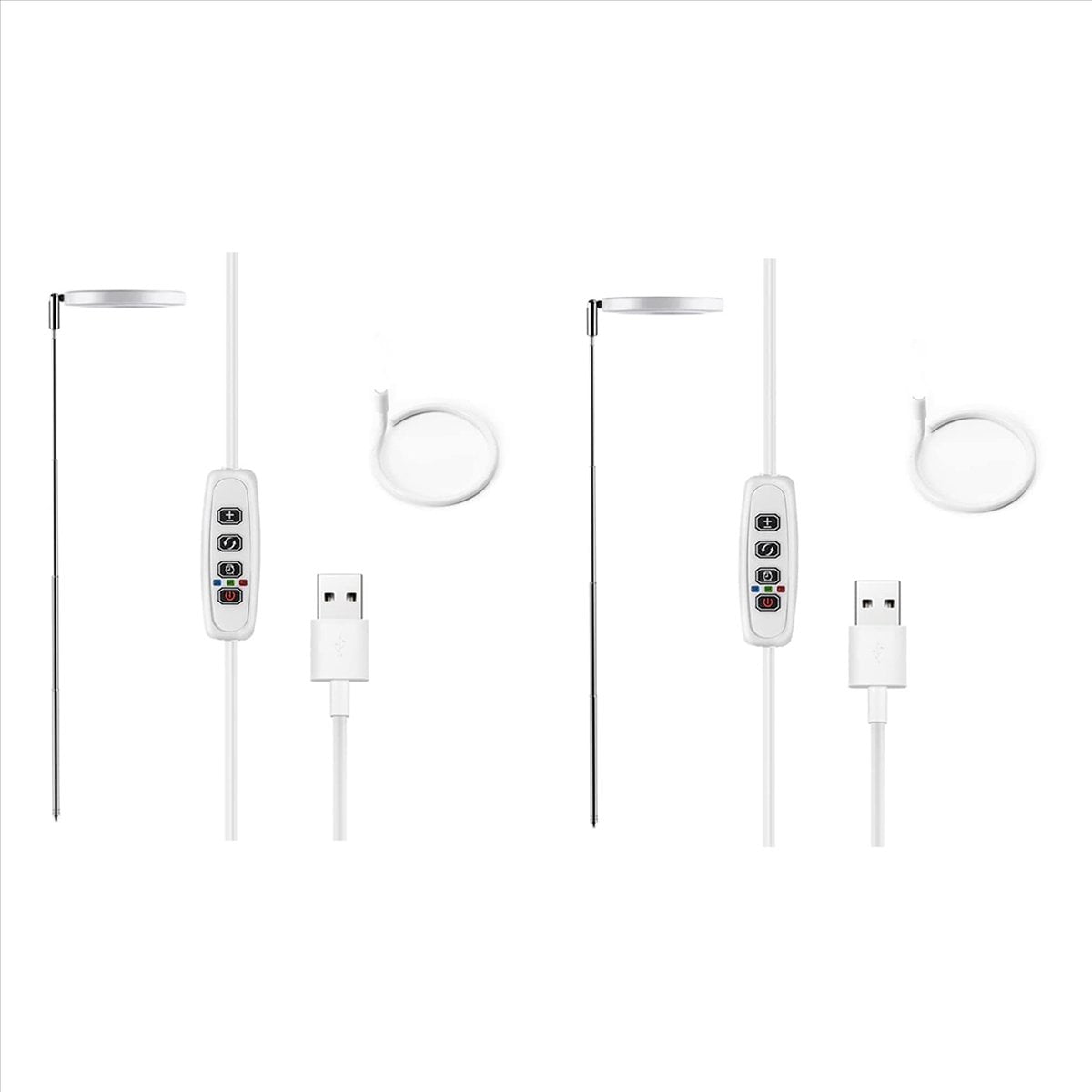 2X Grow Lights for Indoor Plants, Full Spectrum LED Plant Light with ...