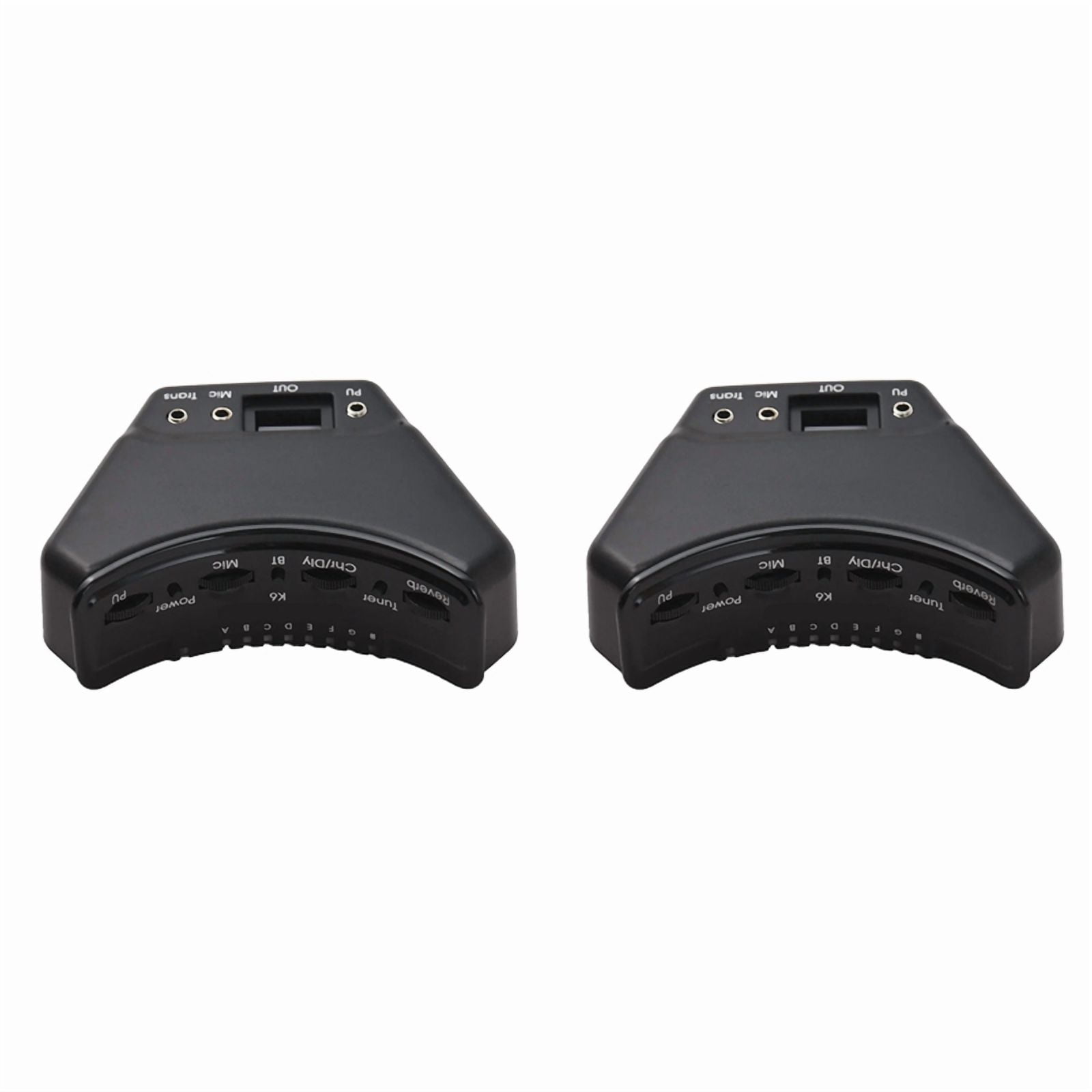 2X Guitar Pickup Wooden Guitar Sound Hole Pickup Board Double Pickup ...