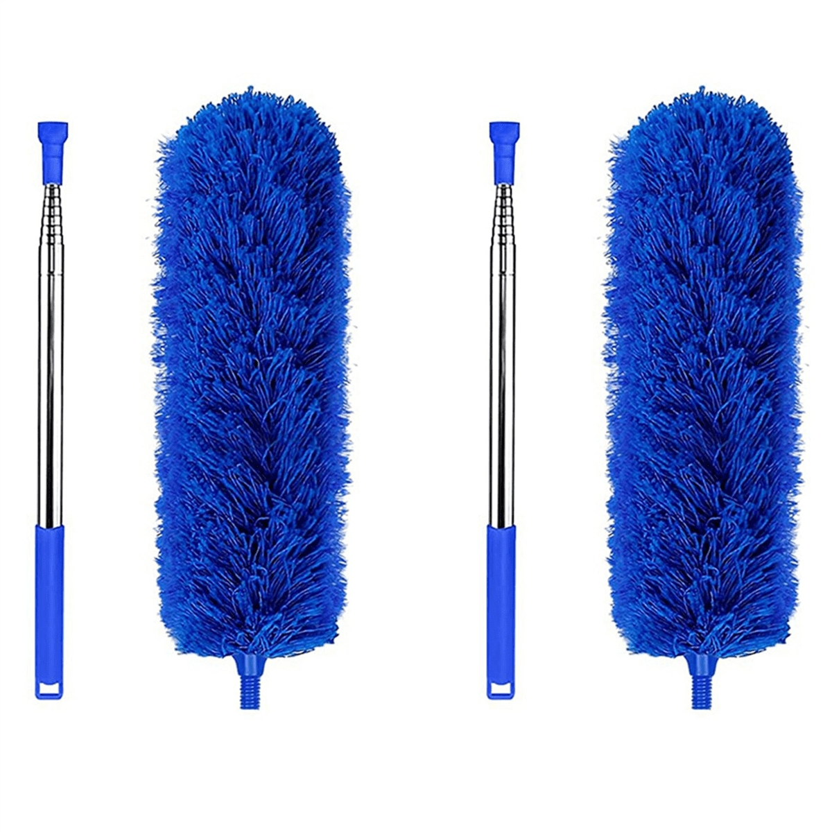 2X Gutter Cleaning Brush Roofing Tool with Telescopic Extendable Pole 8 ...
