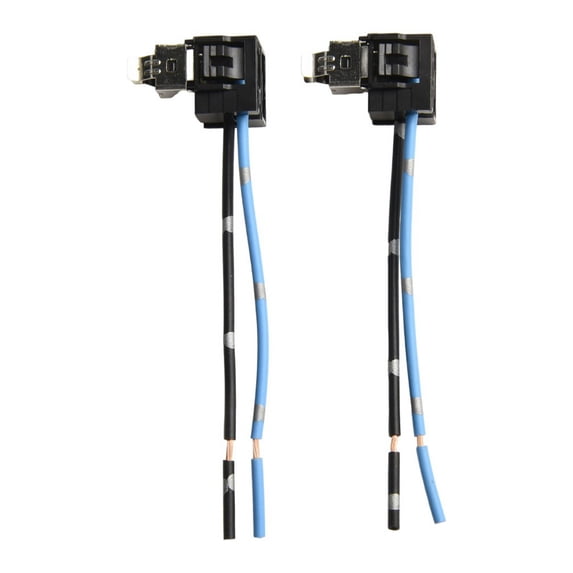 2X H1 Bulb Car Headlight Bulb Socket Wiring Harness Connector Plug ...