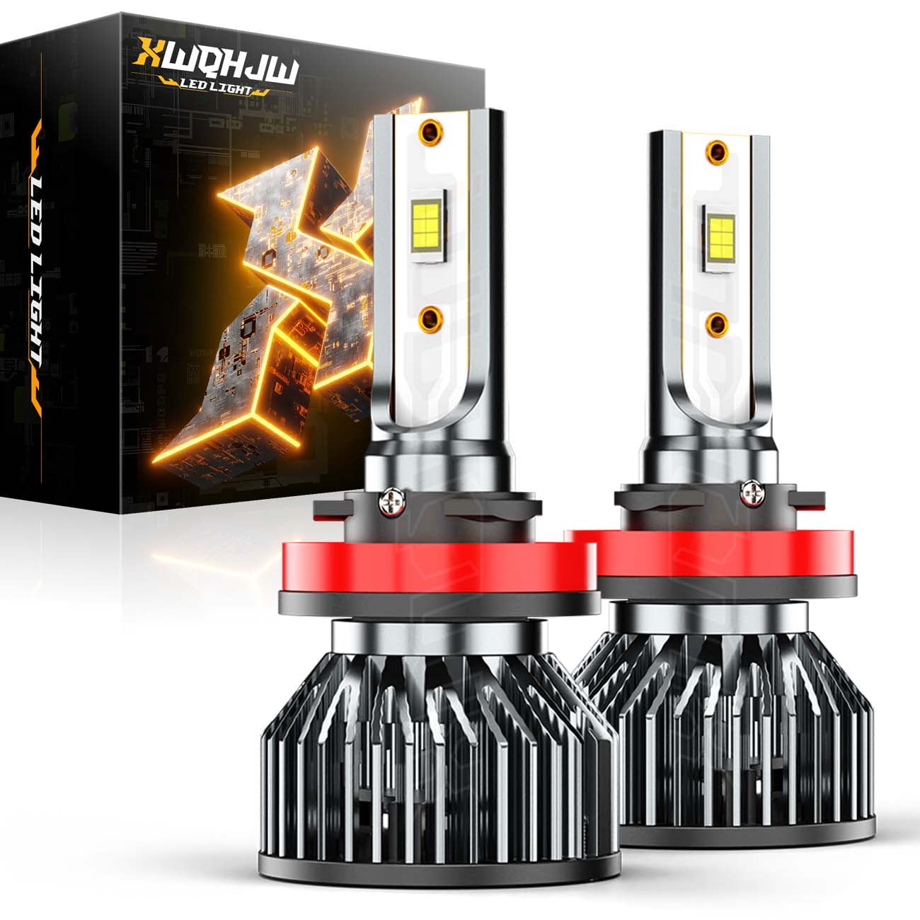 2X H11 LED Headlight Low Beam 6500K Cold White Bulbs For FORD F150 2015 ...