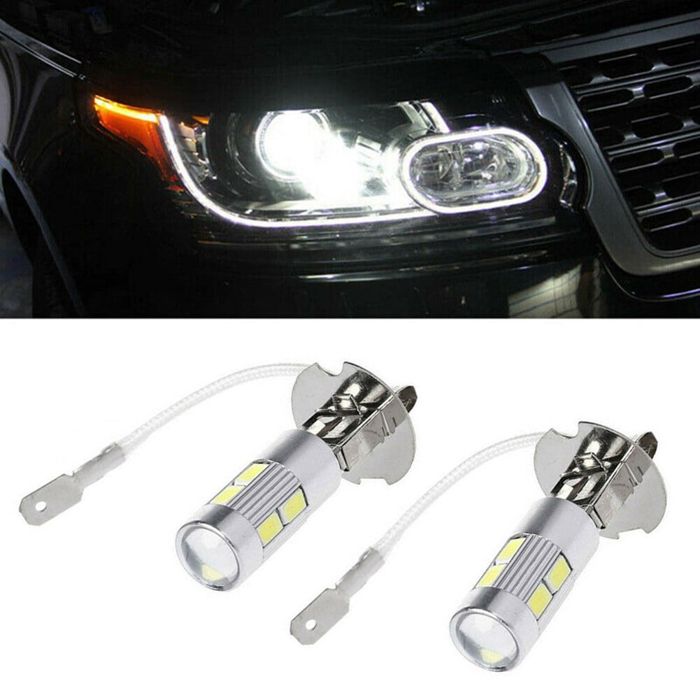 2X H3 50W 6000K High Power Car Led Bulbs White - Walmart.com