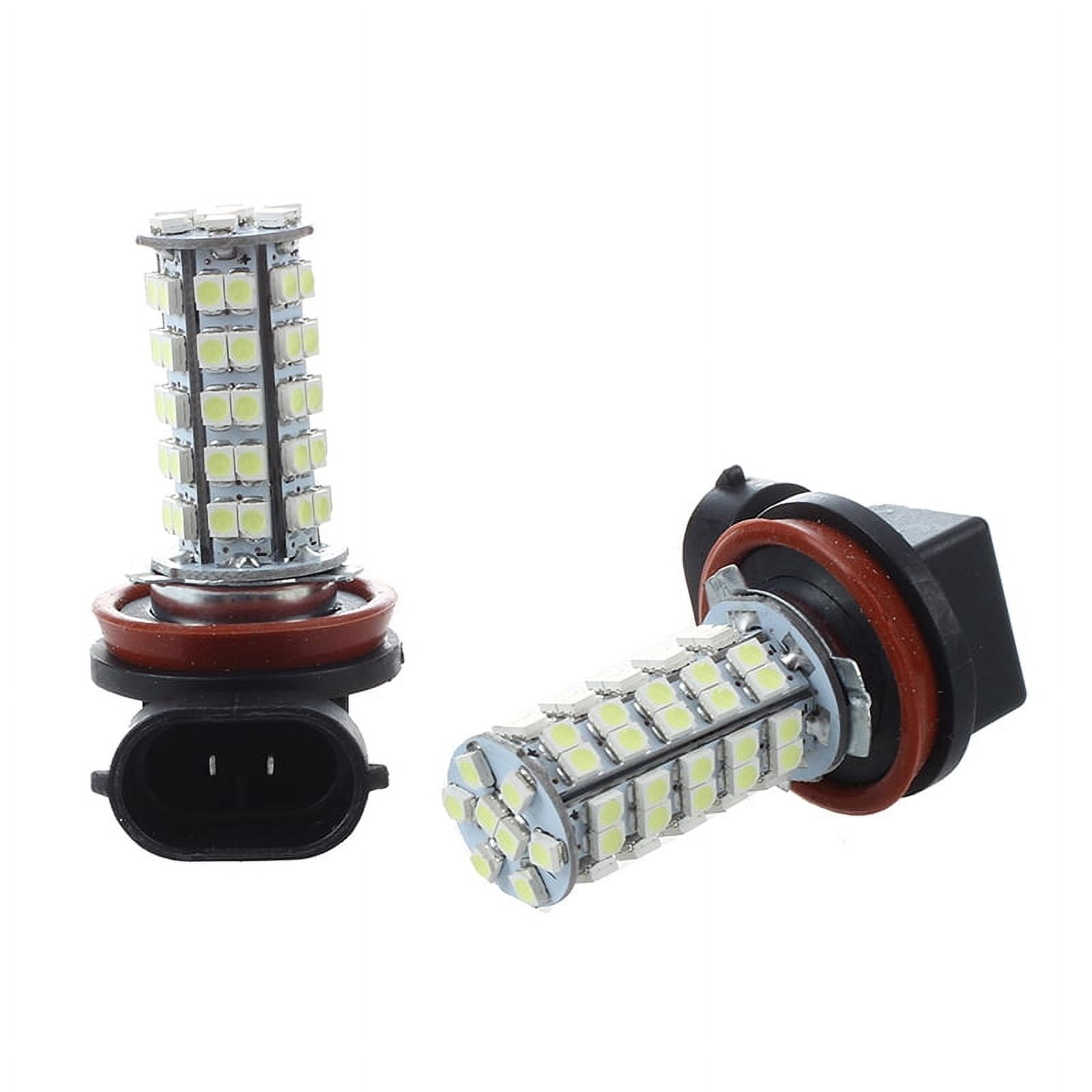 2X H8 LAMP BULB A 68 SMD LED WHITE CAR - Walmart.com