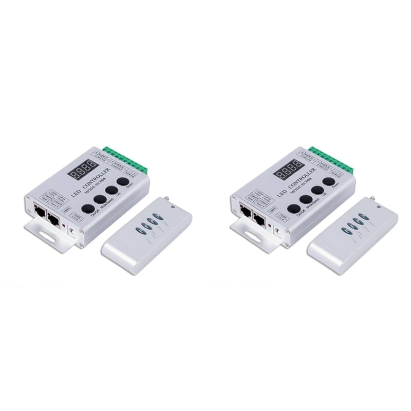 2X HC008 Programmable LED Controller 133 Effect Mode Control 2048 LED ...