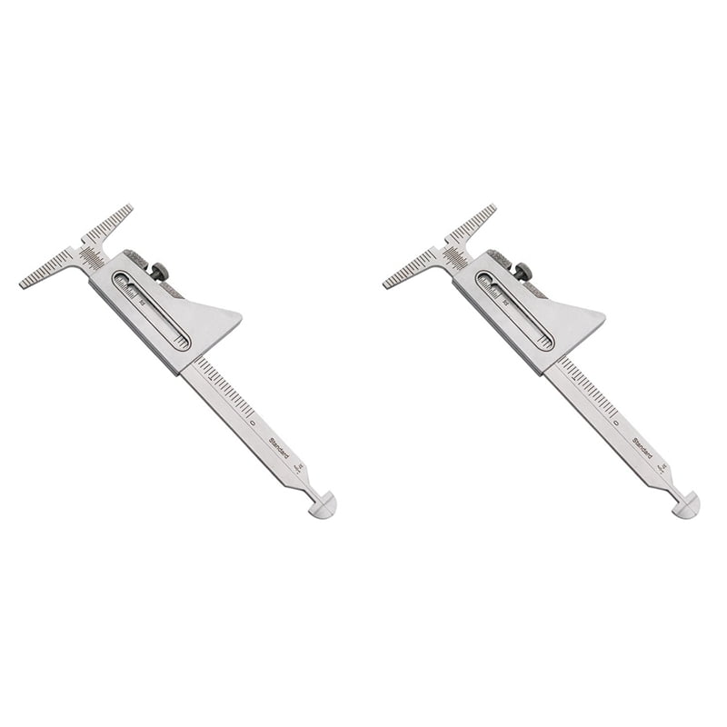 2X HI-LO Stainless Steel Welding Gauge Inch&Metric for Measurement of ...