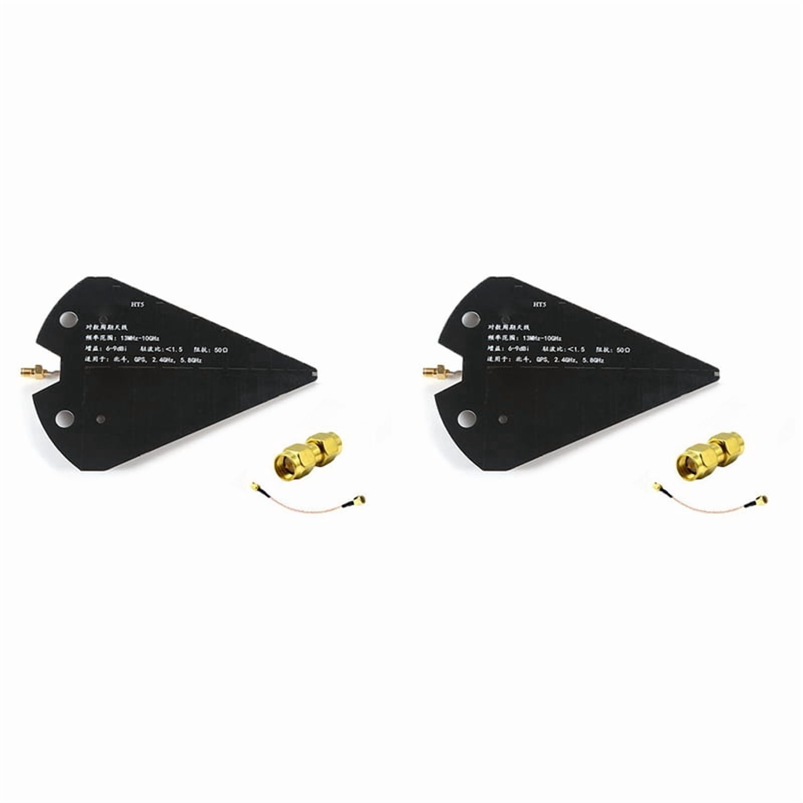 2X HT5 Log Periodic Antenna 1.3-10GHz Wideband Directional Antenna High ...