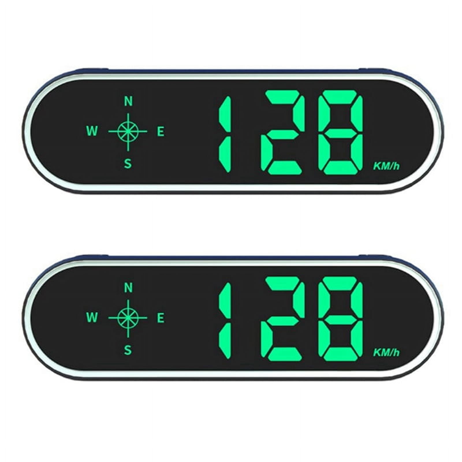 2X HUD GPS Speedometer Universal Car Heads-Up Display Speed Meter with ...
