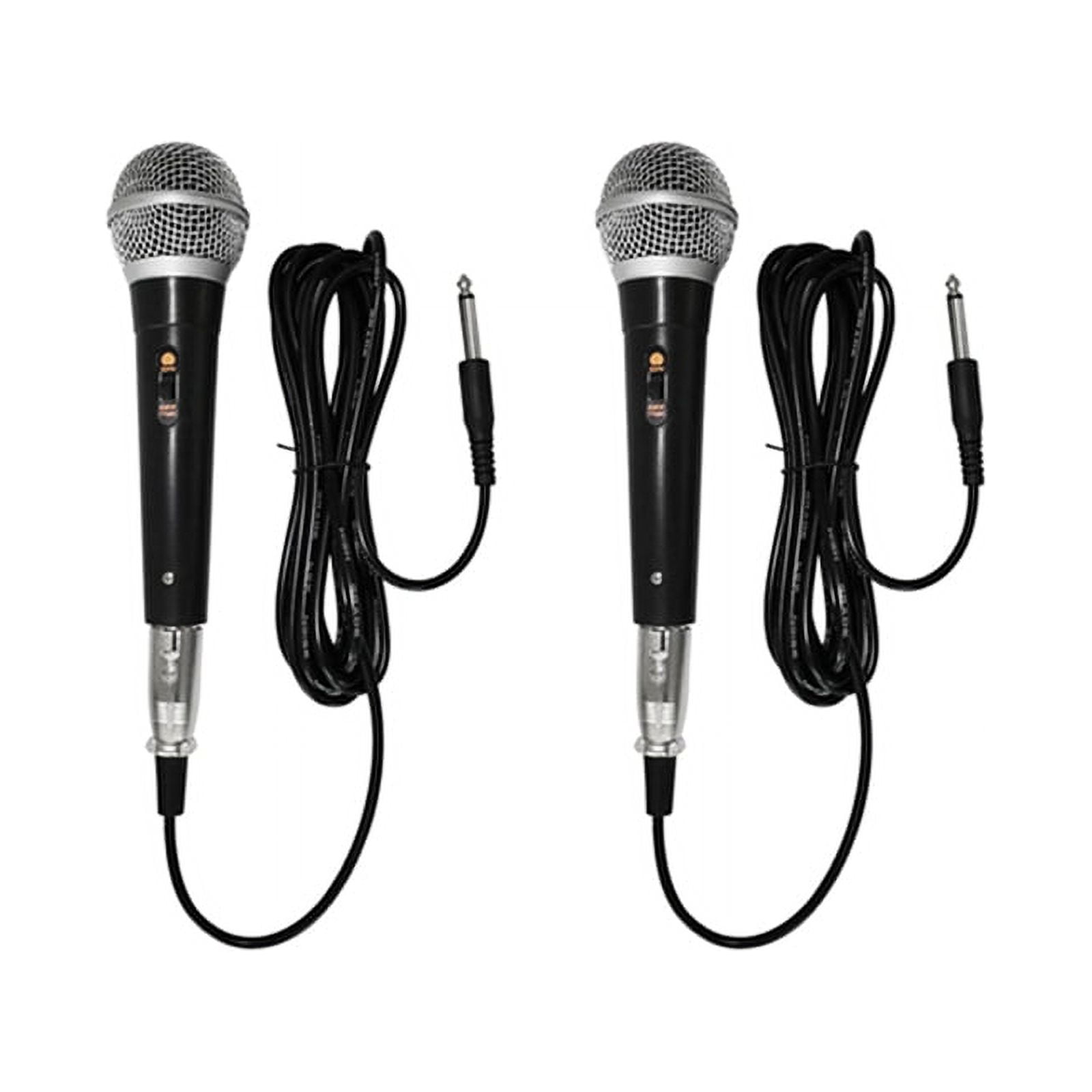 2X Handheld Professional Wired Dynamic Microphone Clear Voice Mic for ...