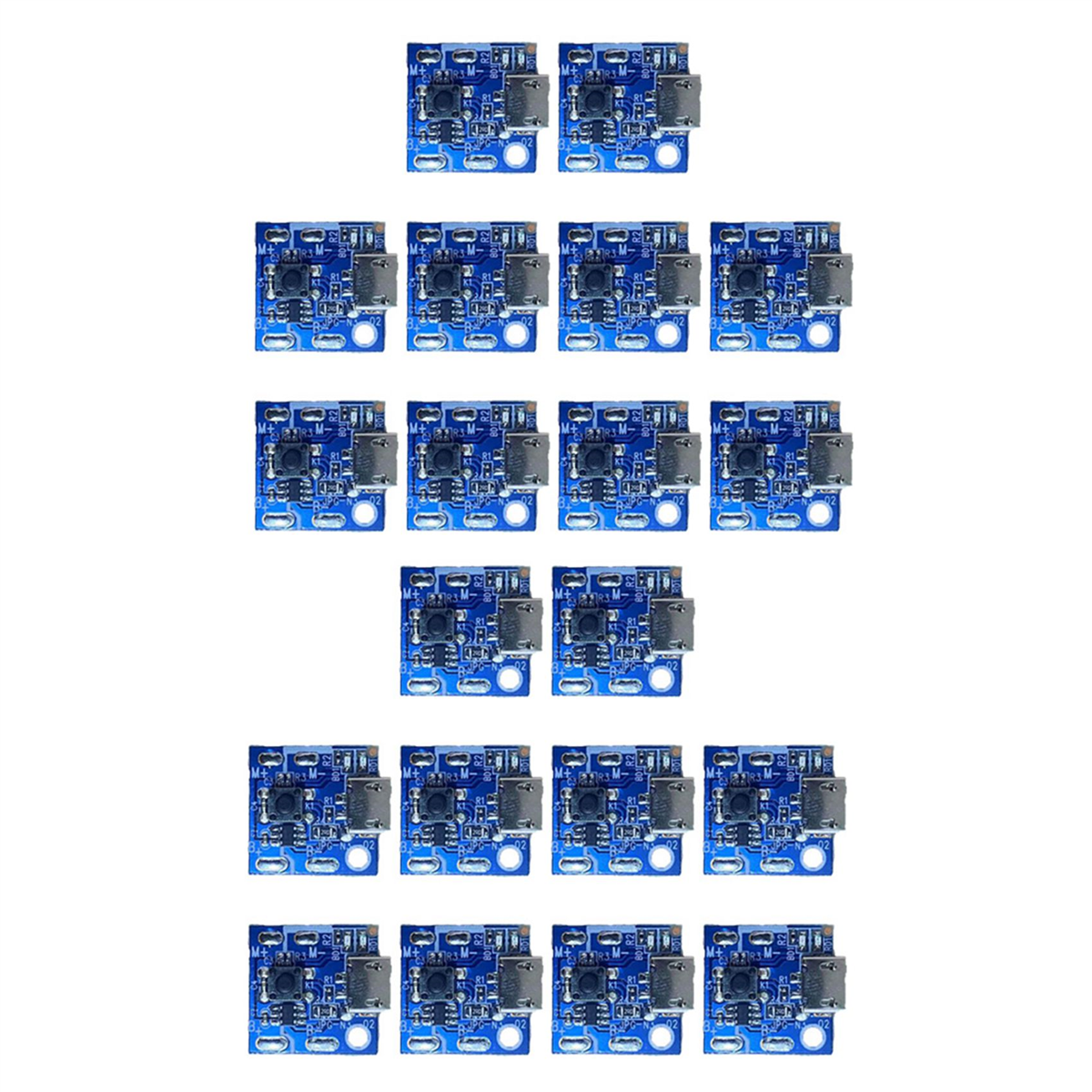 2X Handheld Small Fan Motherboard Pocket Fan Motherboard Pcba Charging ...