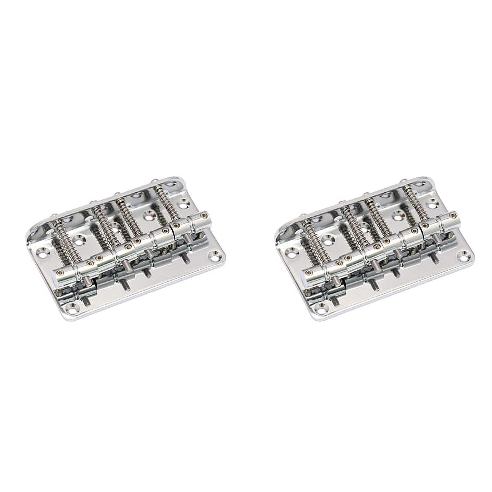 2X Hard Tail Fixed Bridge Compatible with 4 String or Style Top Load ...