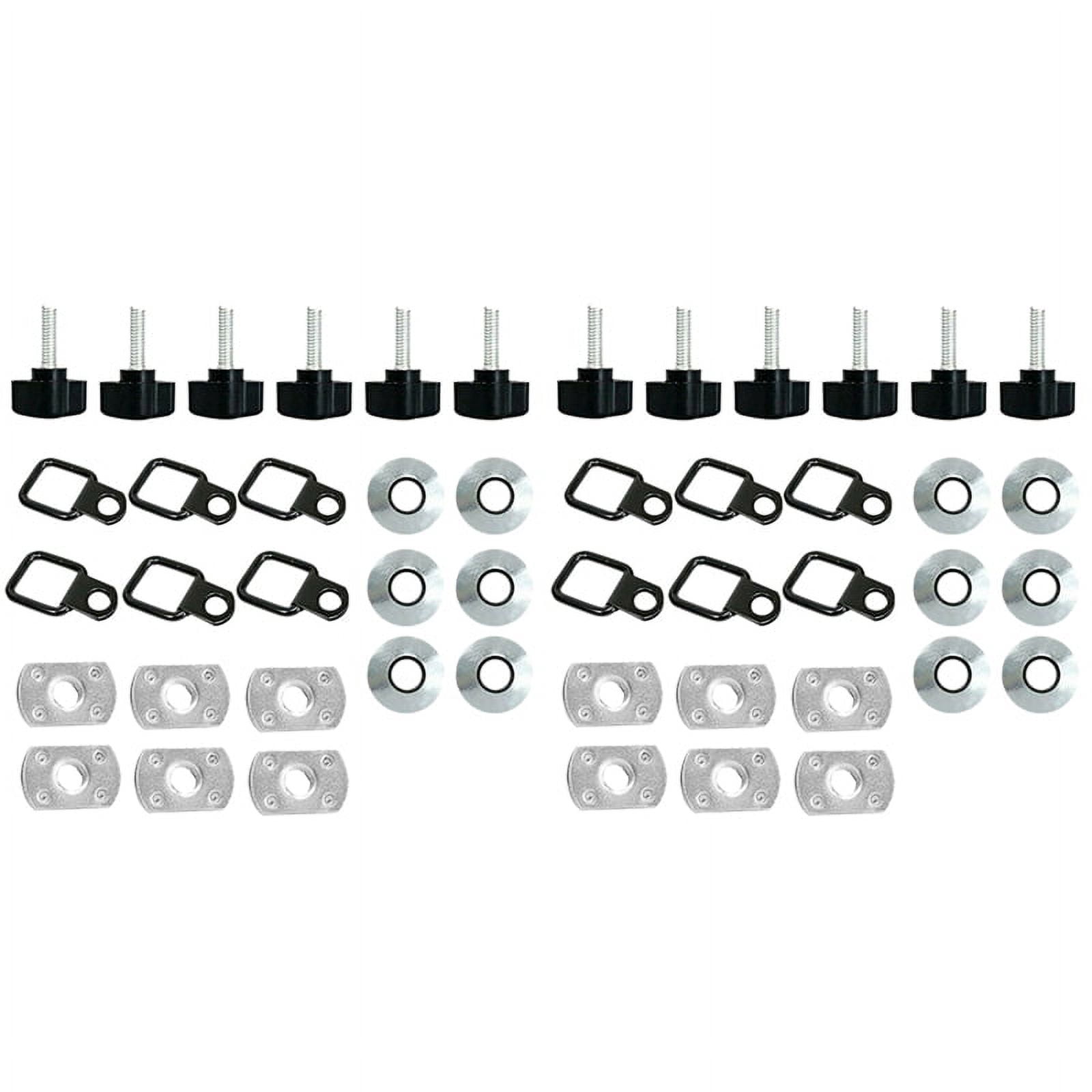 2X Hardtop Quick Removal Thumb Screw Kit for CJ YJ TJ JK JKU - Walmart.com